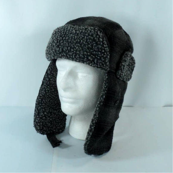 REI | Accessories | Rei Gray Plaid Trapper Russian Ushanka Trooper ...
